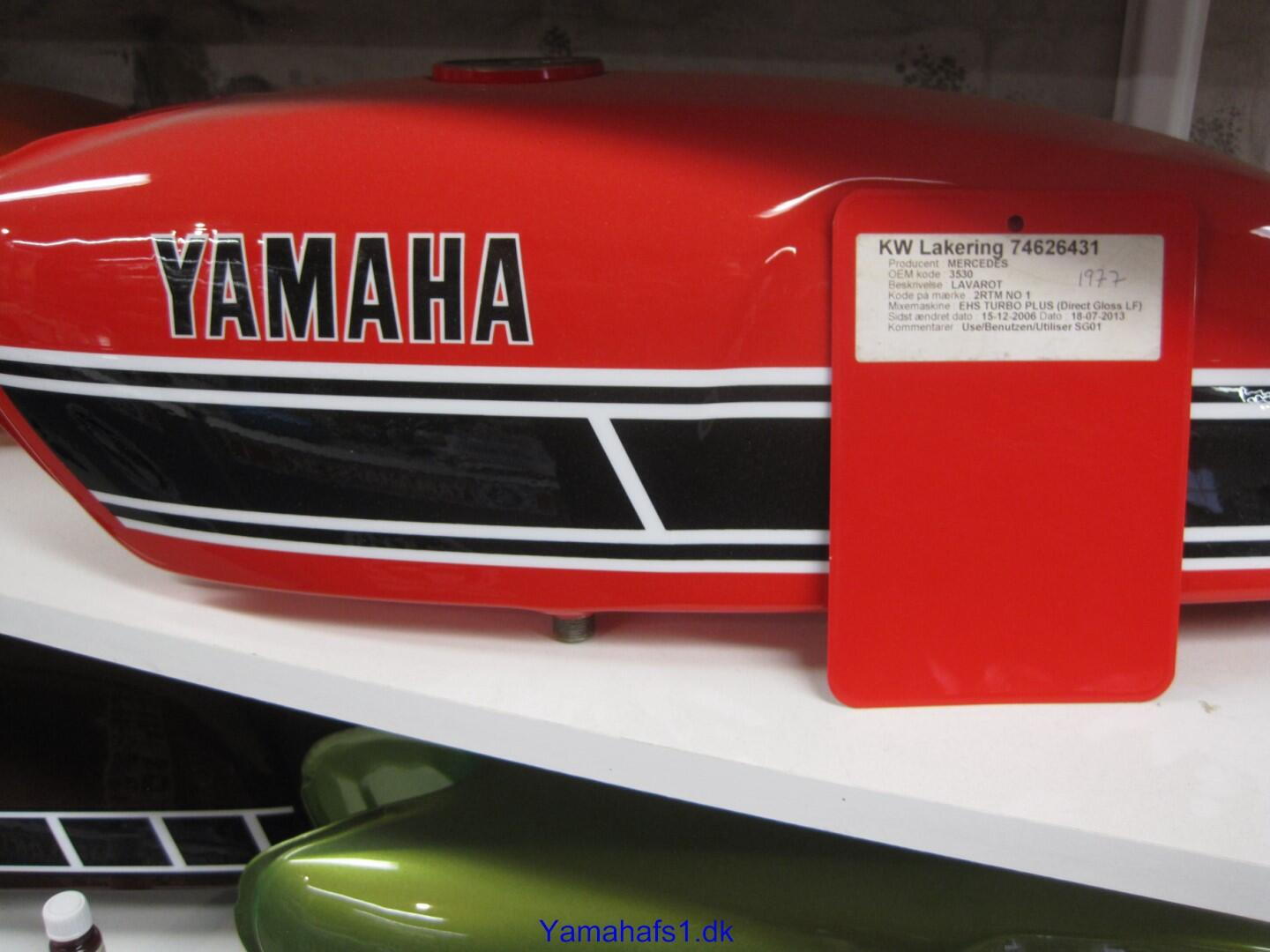 Køb Farvekode info Rød 1977 Se billeder for information. - Tilbud: